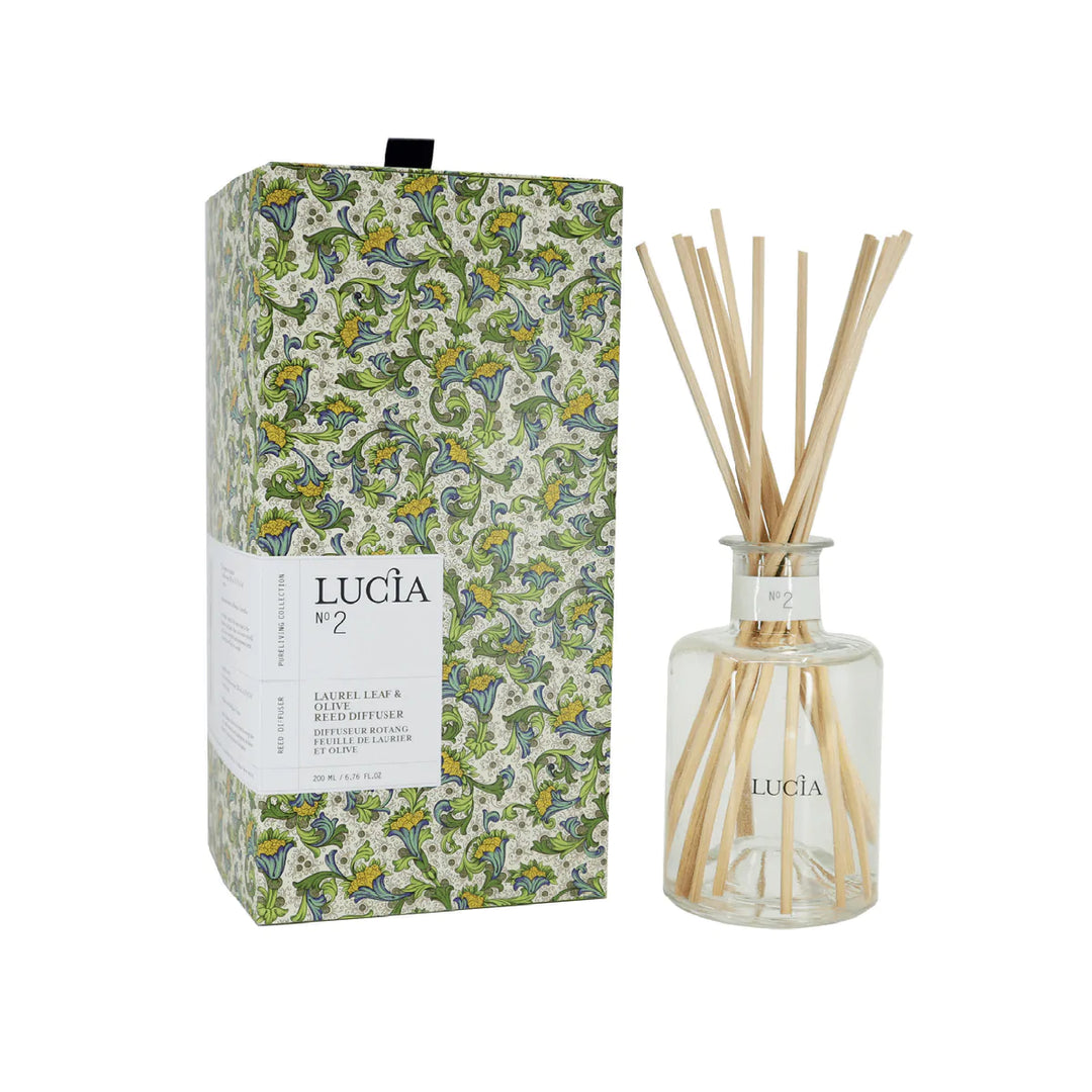 Lucia N°2 Laurel Leaf & Olive Reed Diffuser – Gdaoust.com